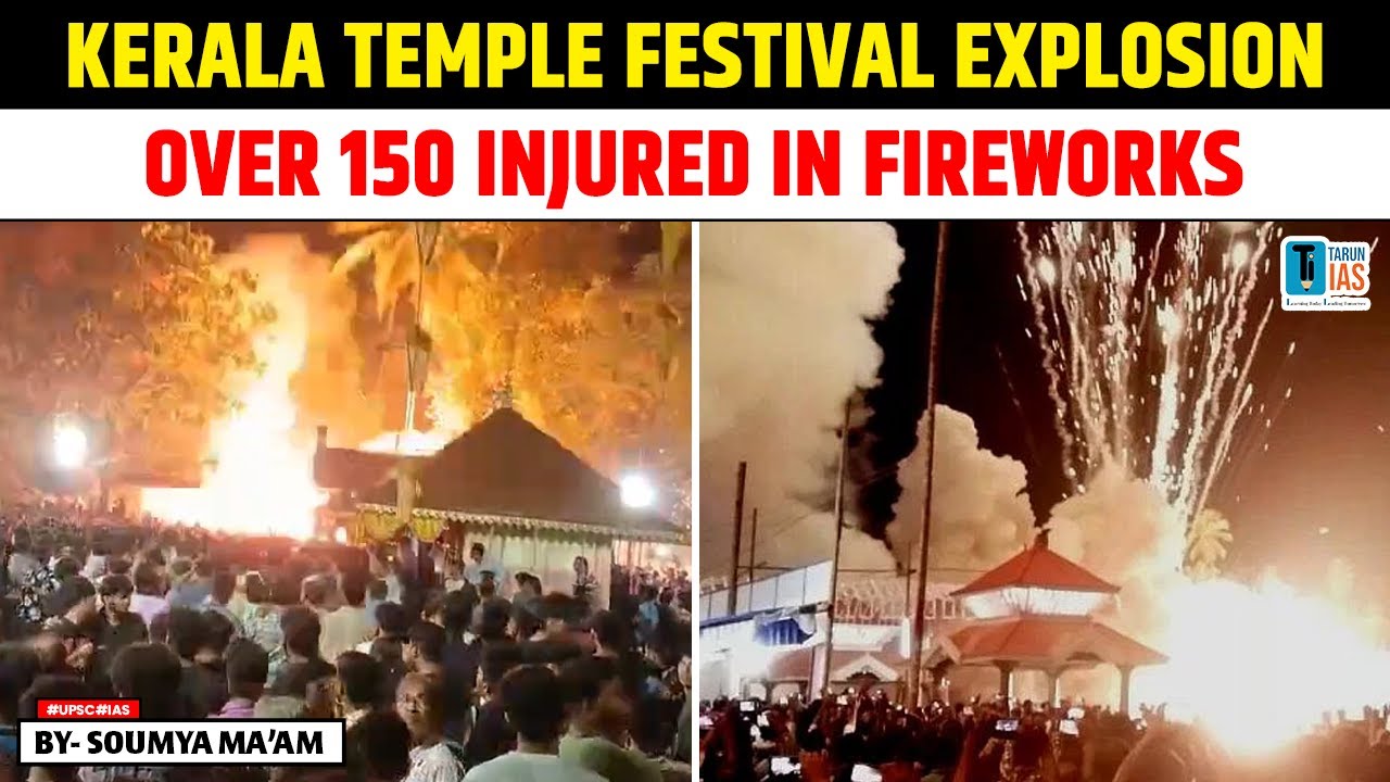 KERALA Temple Festival Explosion | Over 150 Injured in Fireworks ...
