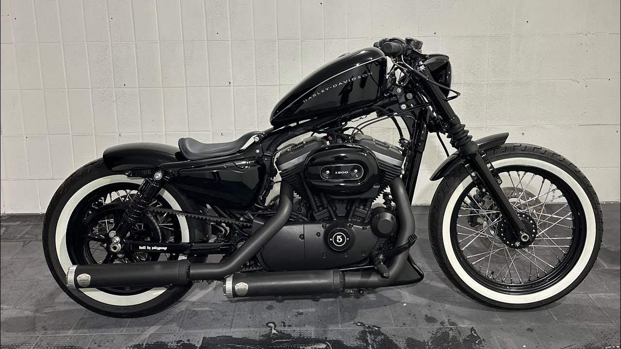 Harley Davidson Sportster 1200 Nightster, Bobber, Penzl Klappenauspuff ...