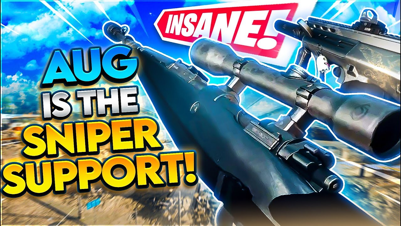 This AUG Class is THE *SNIPER* SUPPORT in WARZONE | 😱 (BEST MW AUG ...