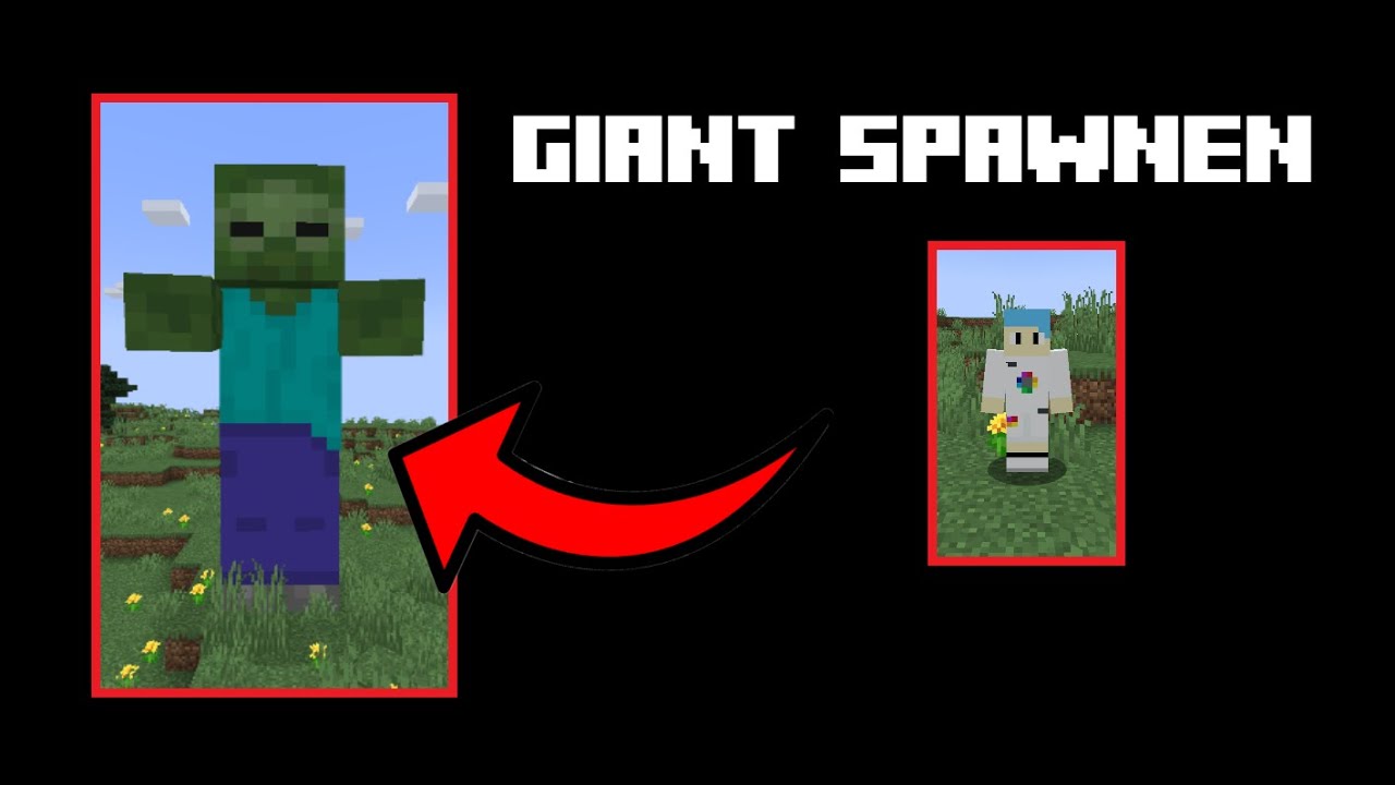 GIANT in Minecraft spawnen ?! 😱 - YouTube