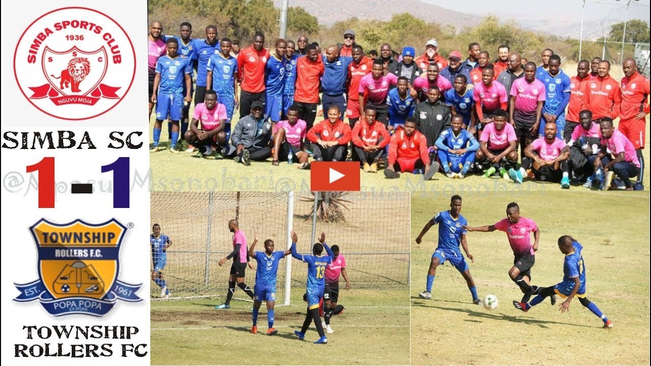 Simba SC Vs Township Rollers 1-1| Tazama Beno Kakolanya, Simba ...