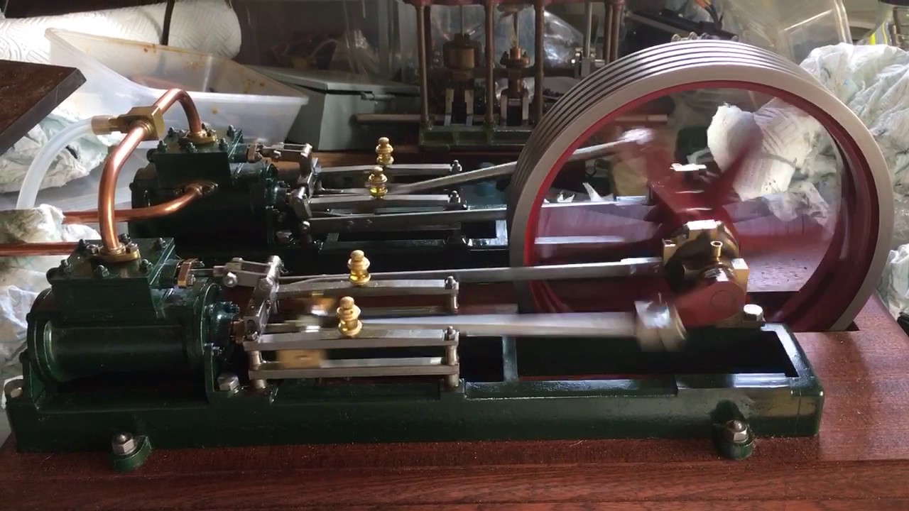 Stuart Turner Twin Victoria - YouTube