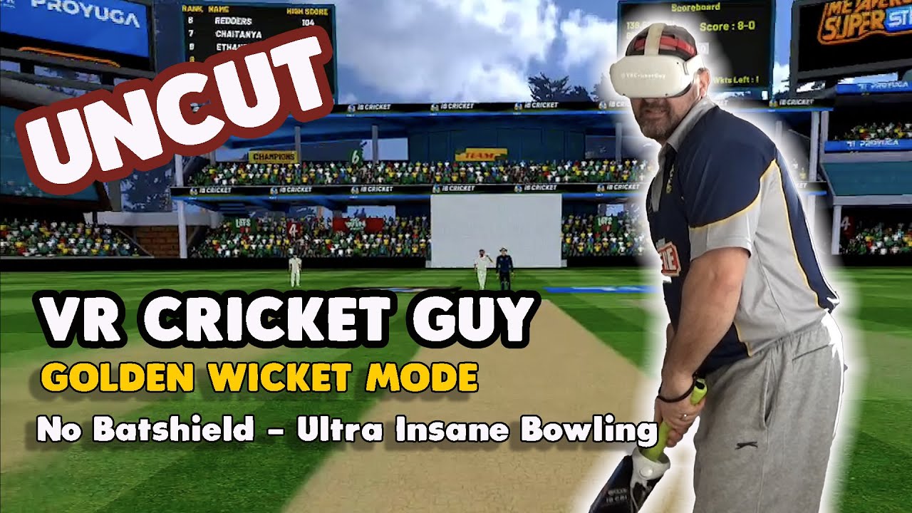 VR Cricket Guy | Golden Wicket Mode | iB Cricket Virtuality Cricket ...