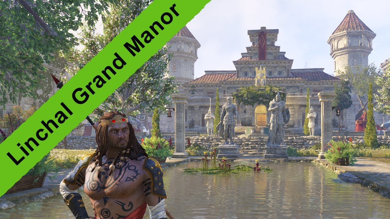 ESO Housing: Linchal Grand Manor, Decorated - YouTube