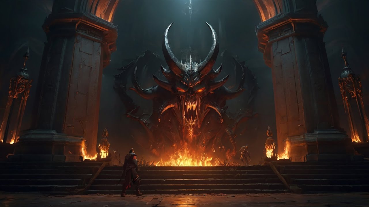 AI-Generated Digital Art: Exploring RPG Game Dungeons! 🗝️🏰 - YouTube