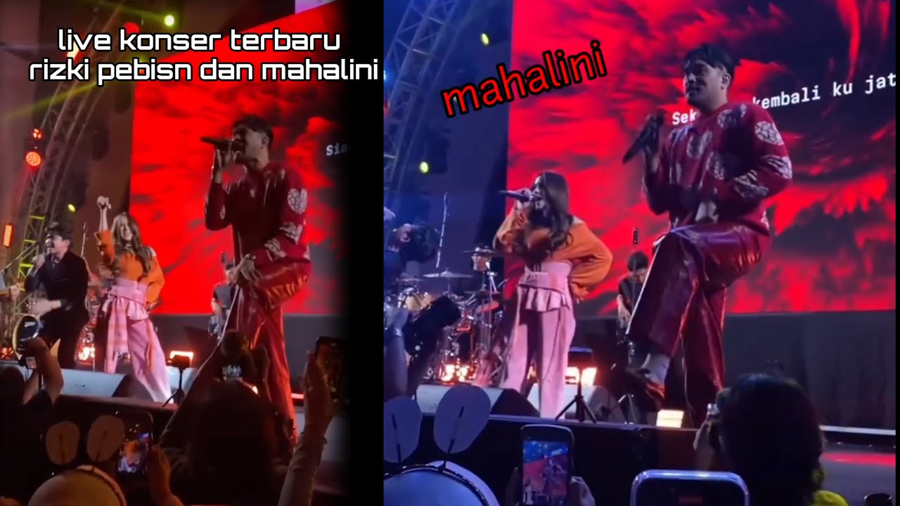 MAHALINI KONSER TERBARU PERUBAHAN WAJAH MAHALINI TERLIHAT🥰 - YouTube