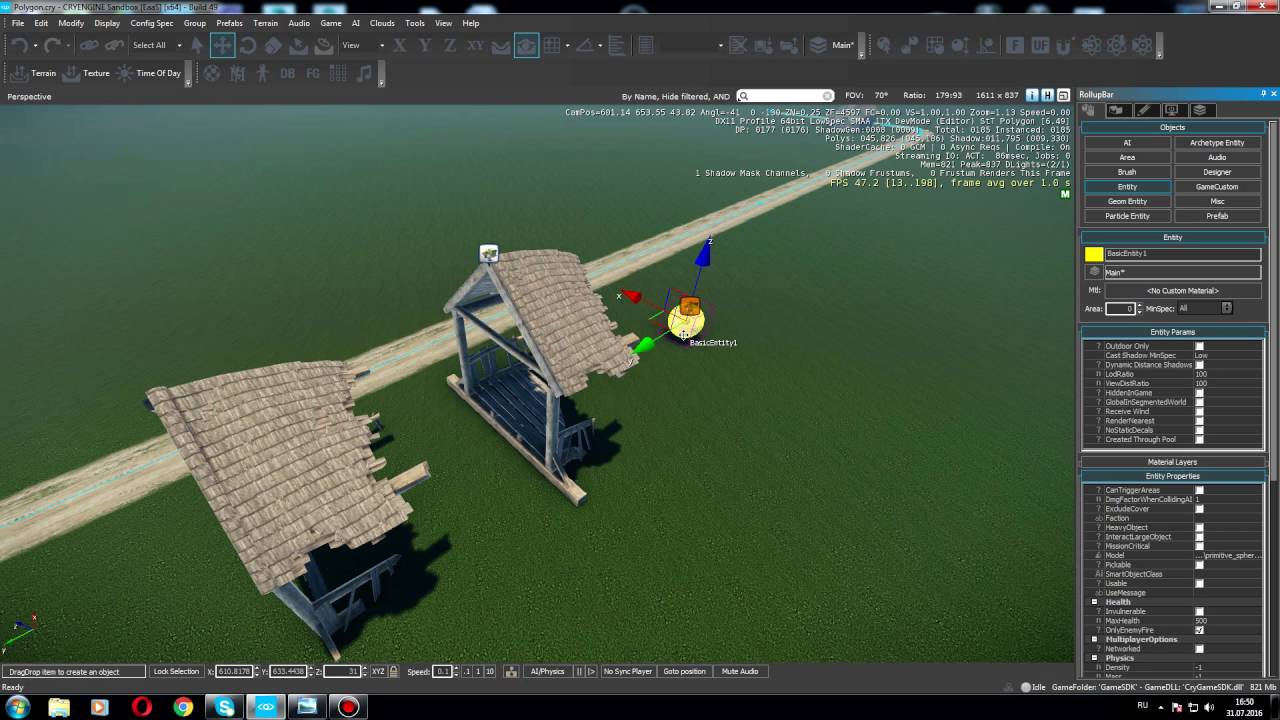 Cryengine: Brush, Geom Entity, Basic Entity. Отличия объектов. - YouTube