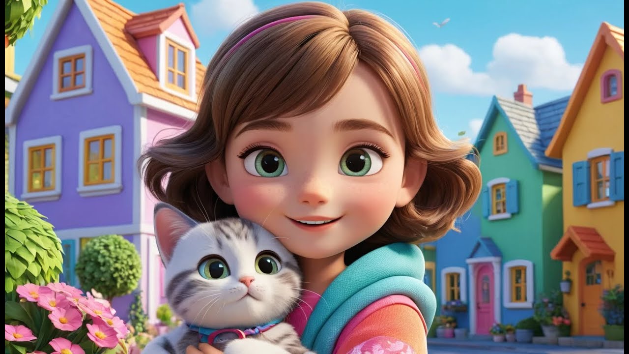 Emma Had a Tiny Cat | Cute Cat Song for Toddlers | Fun Animal Nursery ...
