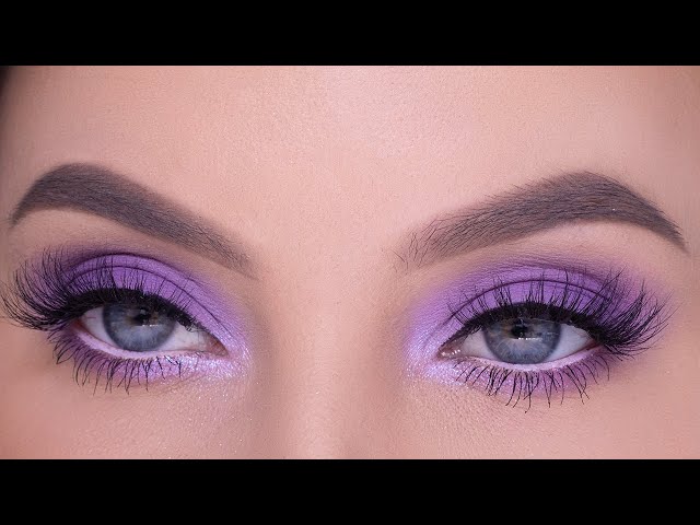 Purple Eyeliner Blue Eyes