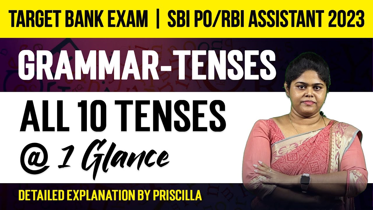 Banking English | SBI PO/RBI | Grammar Tenses | All 10 Tenses by ...