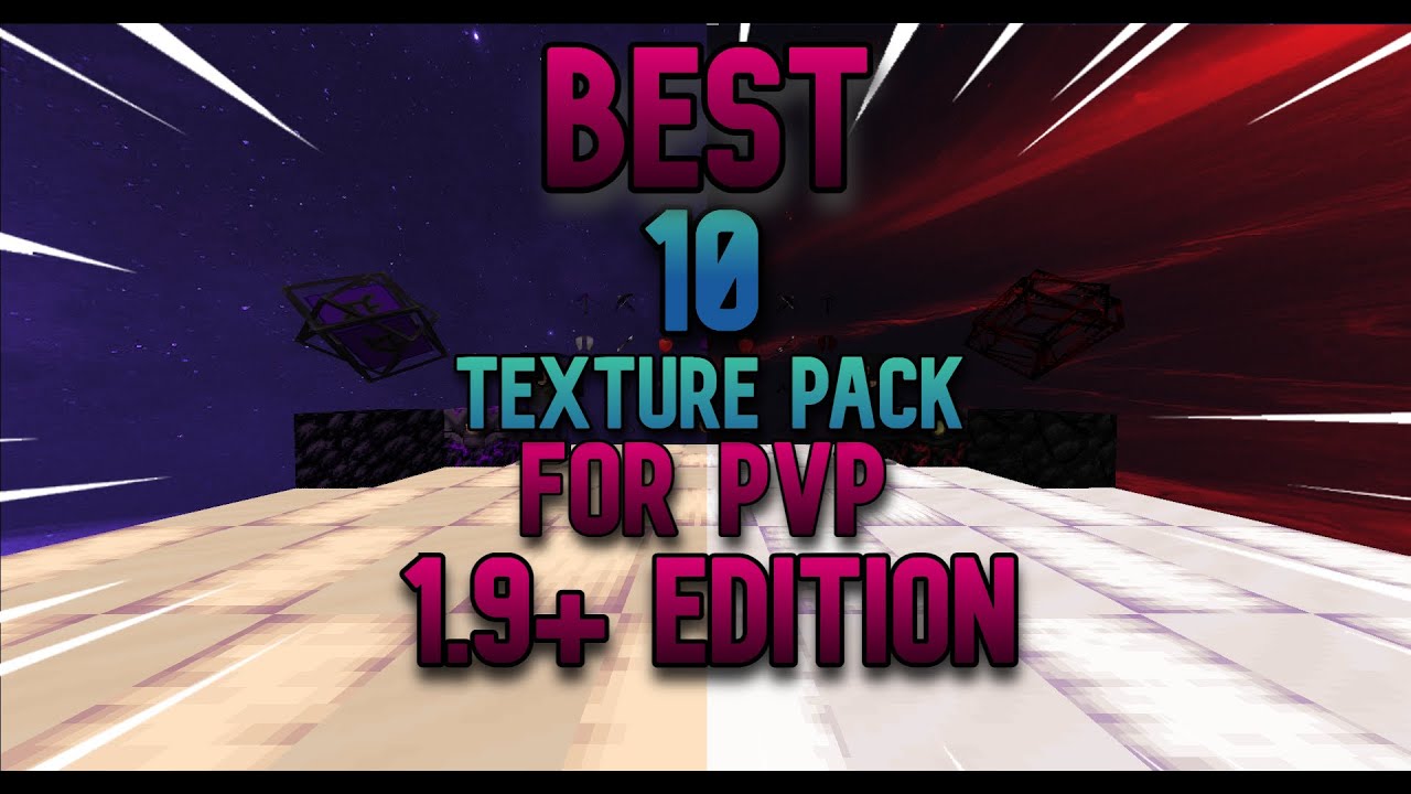 Best 10 texture pack for pvp 1.9 - 1.19.3 edition - YouTube