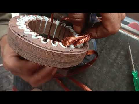 Wainding for cular motor#vairalvideo#machine 
