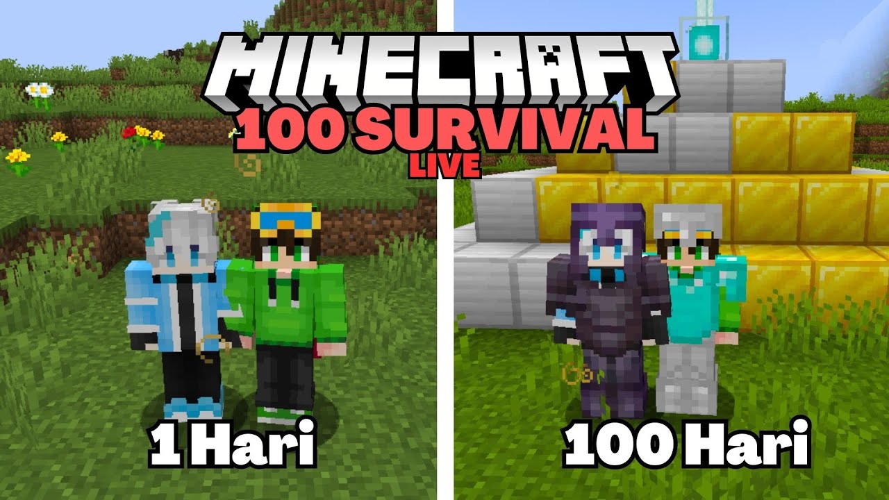 100 Hari Menuju 200 Hari Di Minecraft Survival Series... - YouTube