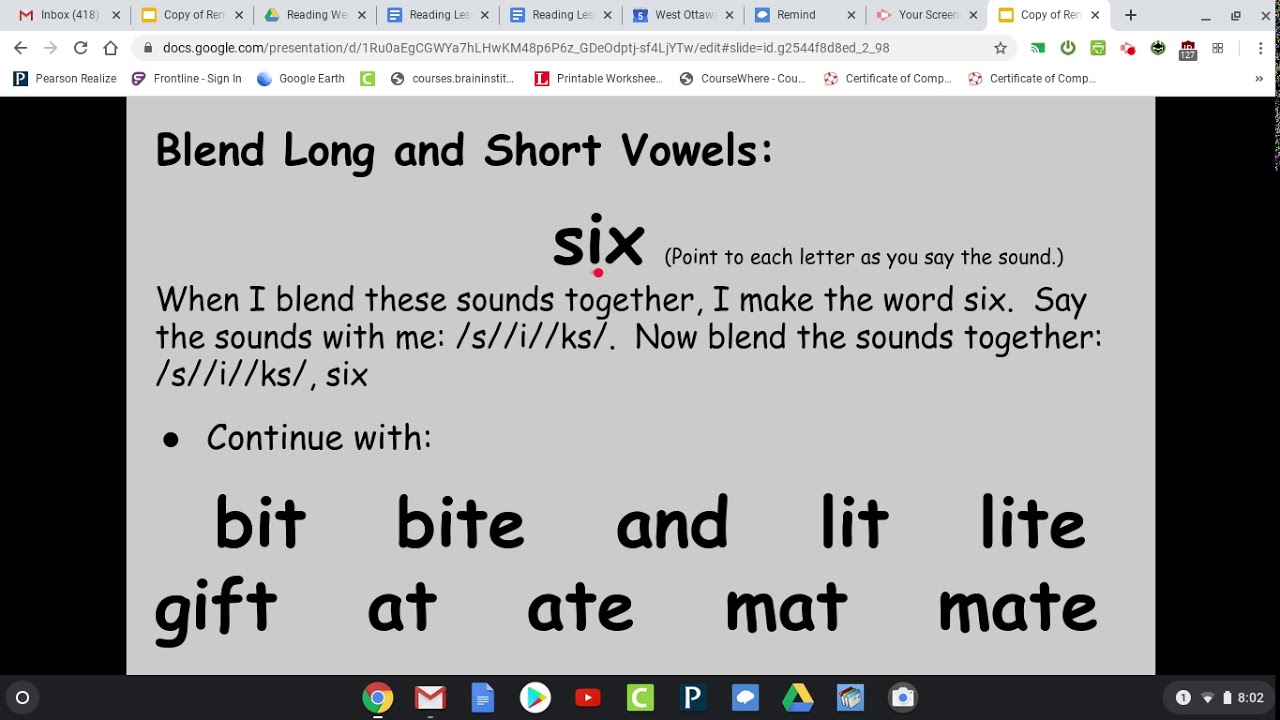 Phonics Unit 6 week 1 day 3 - YouTube