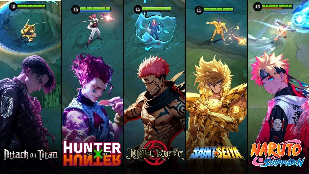 All Anime x Mobile Legends Skins! 💥 Release Dates & Special Effects ...