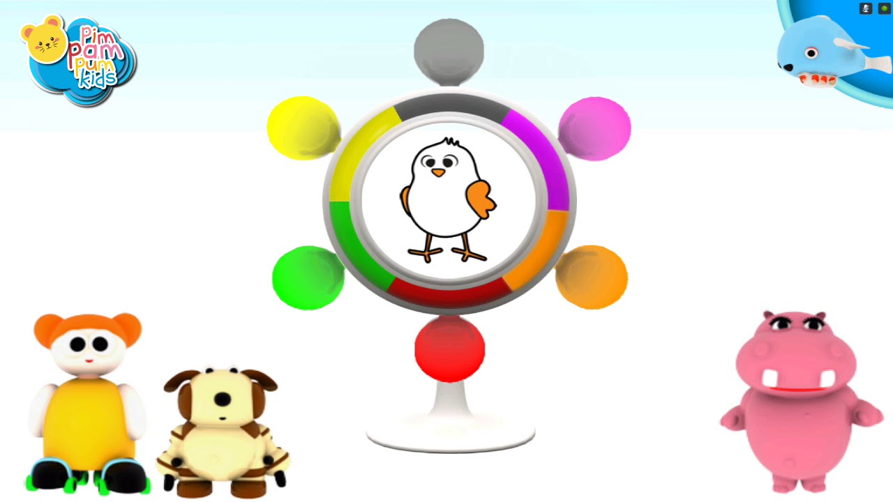 Baby Tv | The Color Game | Learning Games for Kids | PimPamPum KIDS HD ...