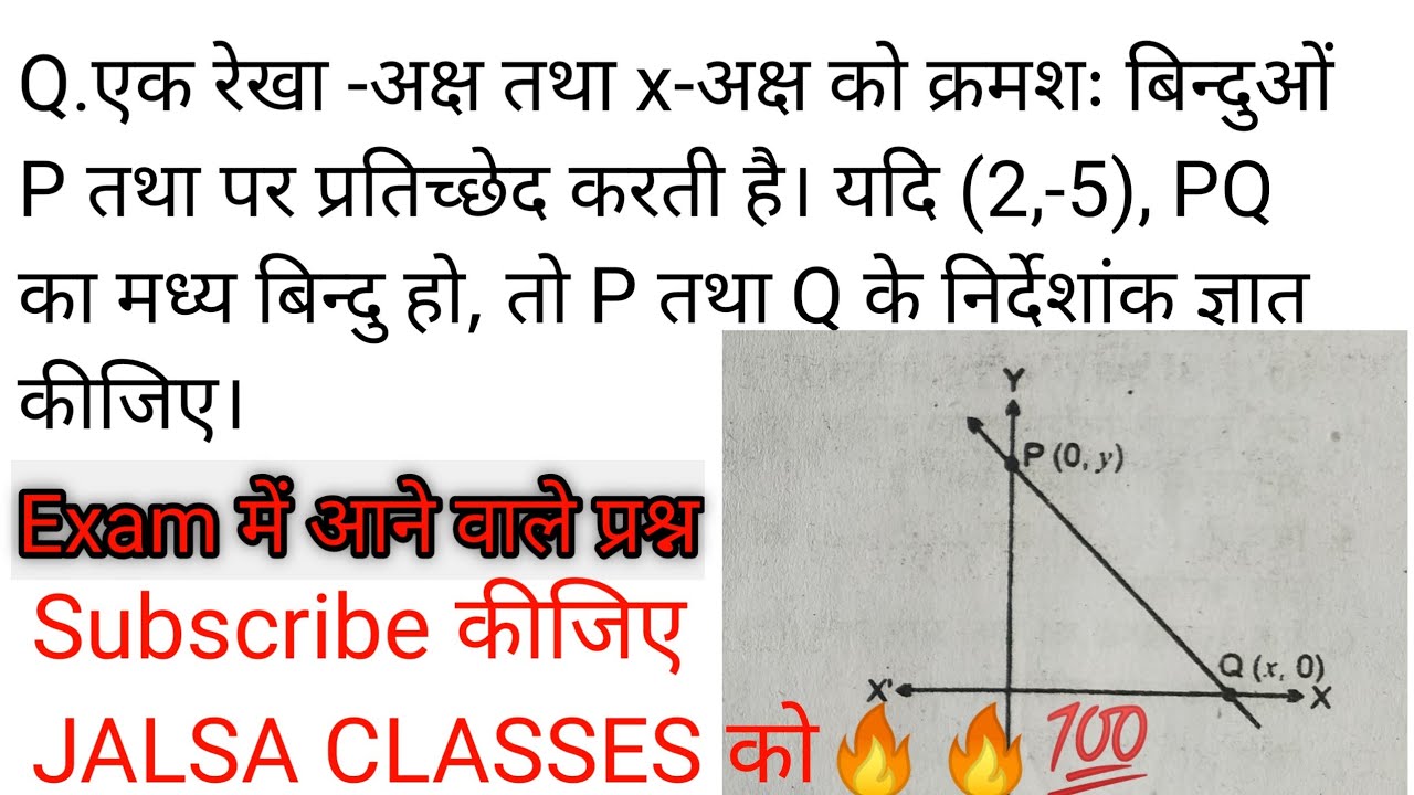 रेखा का मध्यबिन्दु निकालना | Rekha ka Madhya Bindu kaise Nikalane |🔥🔥💯 ...