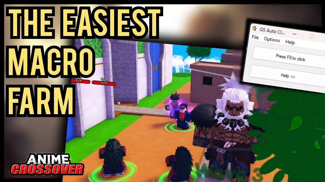 The EASIEST Way to Macro in Anime Crossover Defense - YouTube