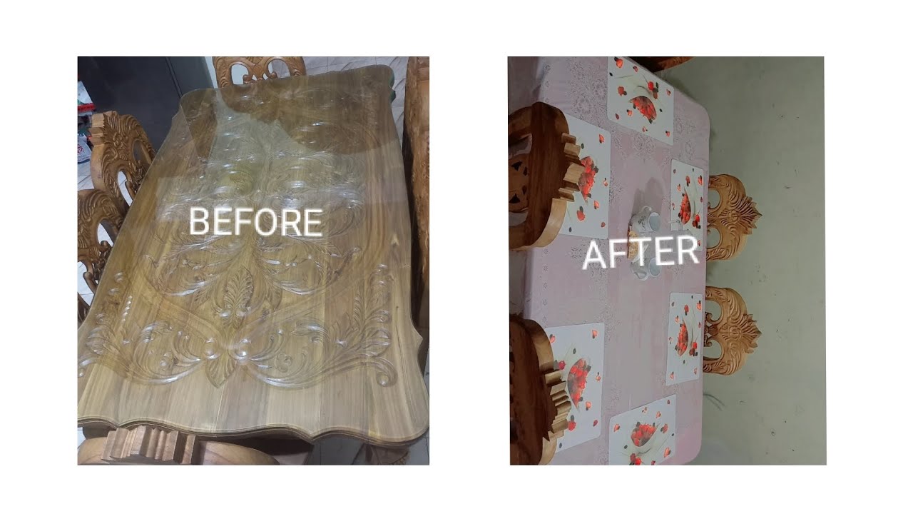 Before or after table decoration - YouTube