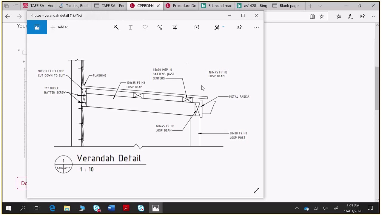 Verandah details s12020 - YouTube