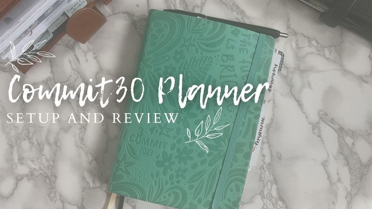 Commit30 Planner Flip | Planner Setup - YouTube