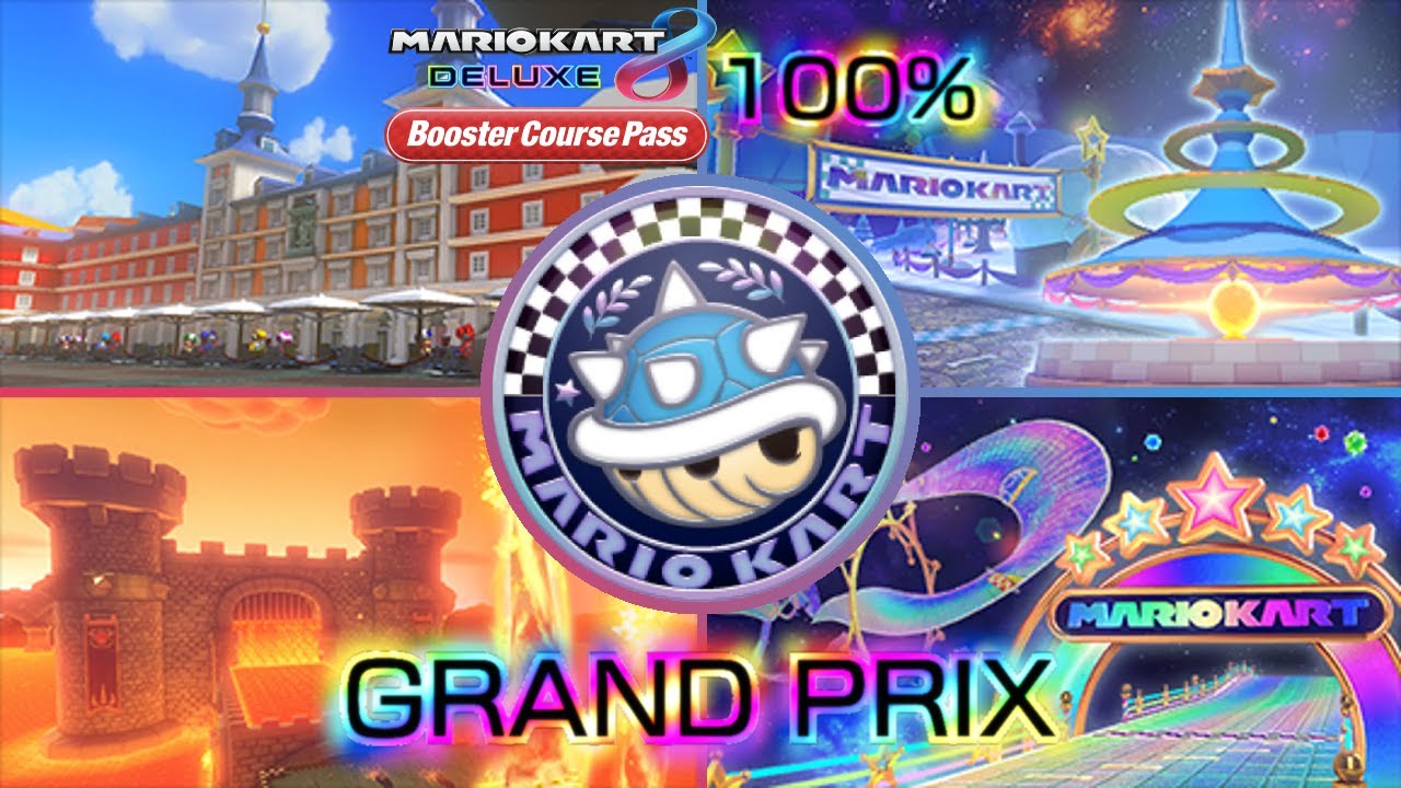 Mario Kart 8 Deluxe Booster Course Pass 100% Walkthrough – Spiny Cup ...