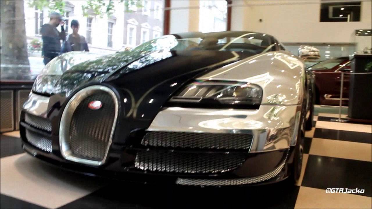 Bugatti Veyron Vitesse - Chrome and Blue Carbon! - YouTube