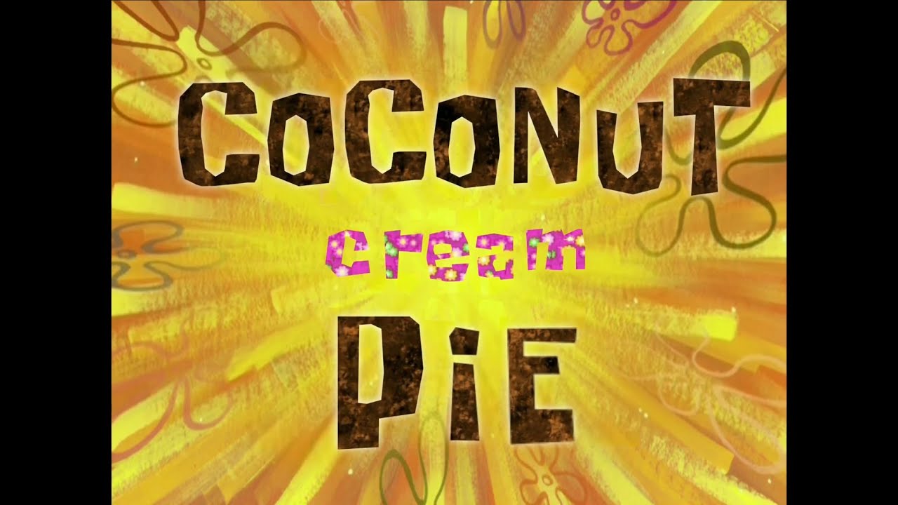 SpongeBob Music: Coconut Cream Pie - YouTube