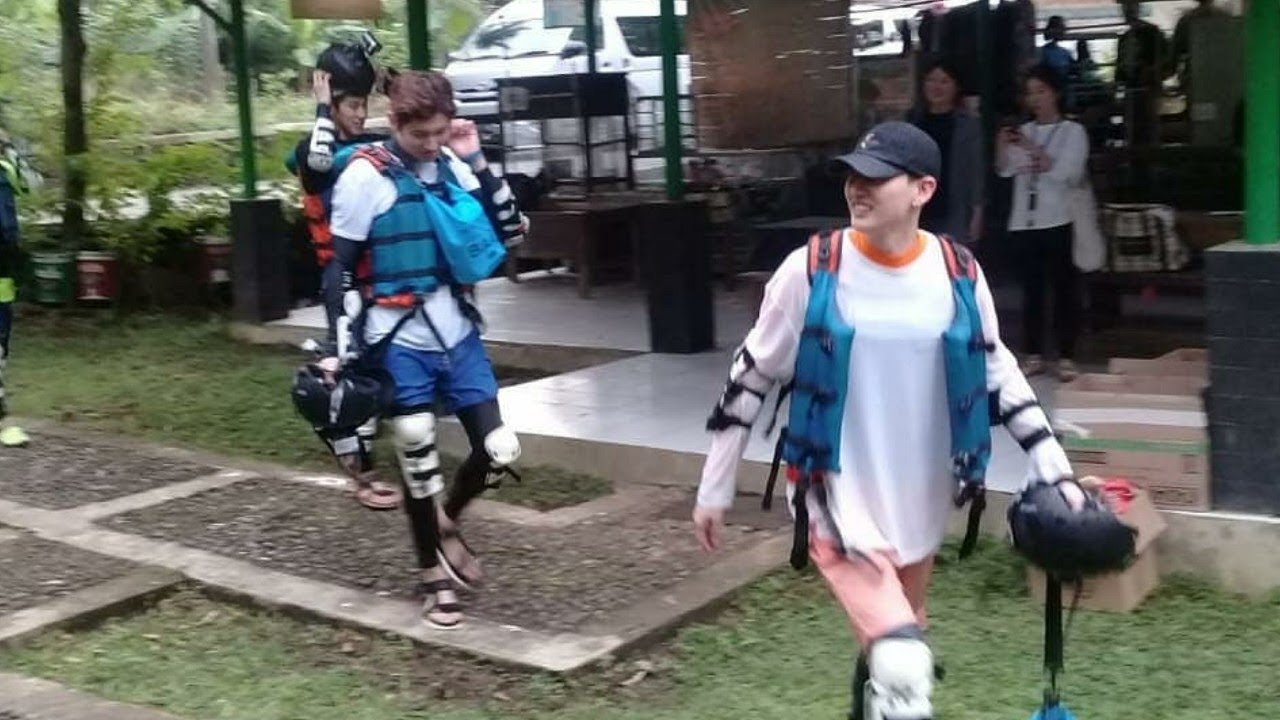 Super Junior at Kalisuci Cave Tubing Gunung Kidul Jogjakarta - YouTube