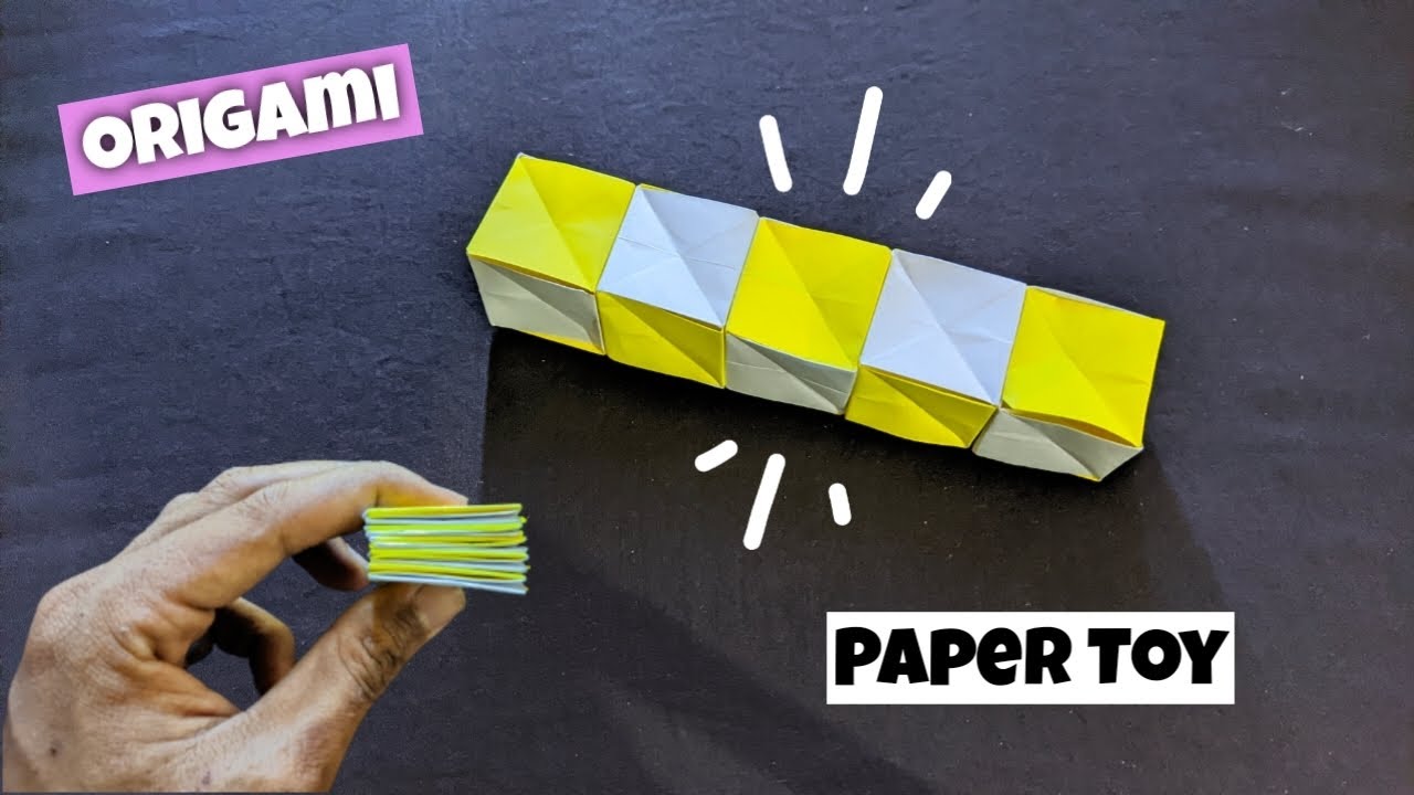 How To Make a Paper Magic Cubes Spiral - Fun & Easy Origami - YouTube