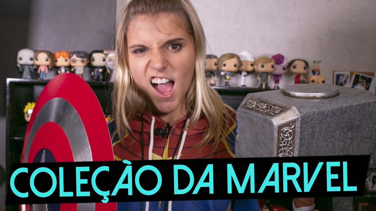 MINHA COLEÇÃO DA MARVEL || Giulia Nassa - YouTube