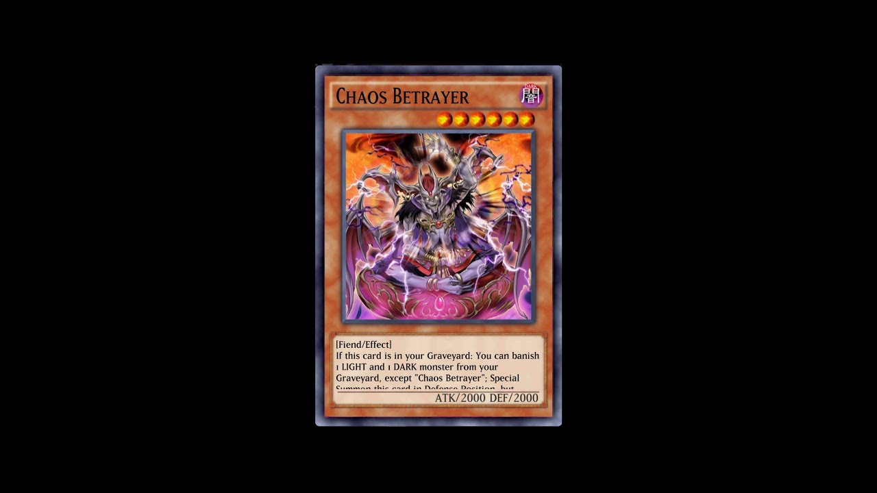 Yugioh Duel Links - Banish opponent card with Chaos Betrayer - YouTube