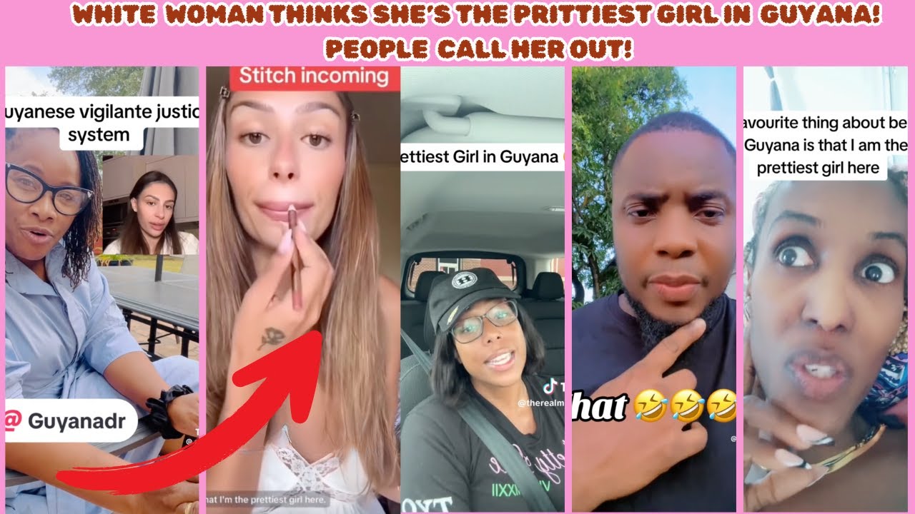 W!TE LADY goes to a BLCK country & calls herself "THE PRETTIEST GIRL ...