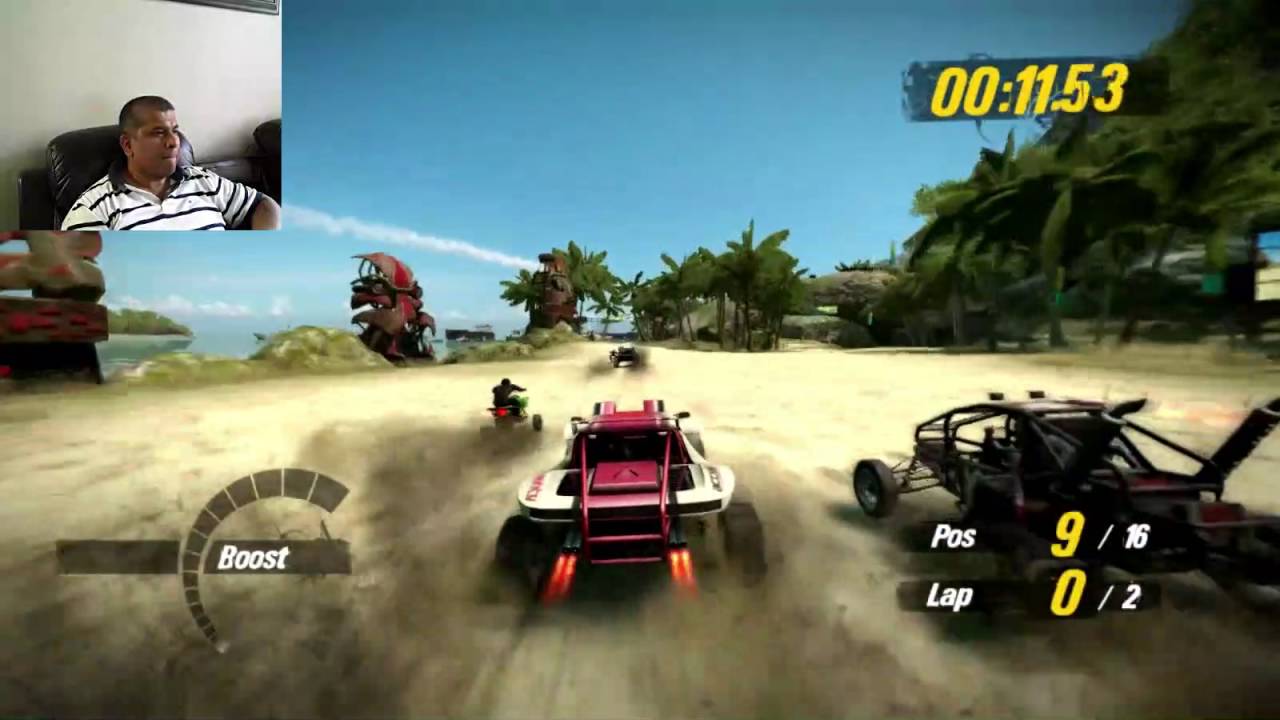 Nishant plays Motorstorm 3D Rift on PS3 Part 1 - YouTube