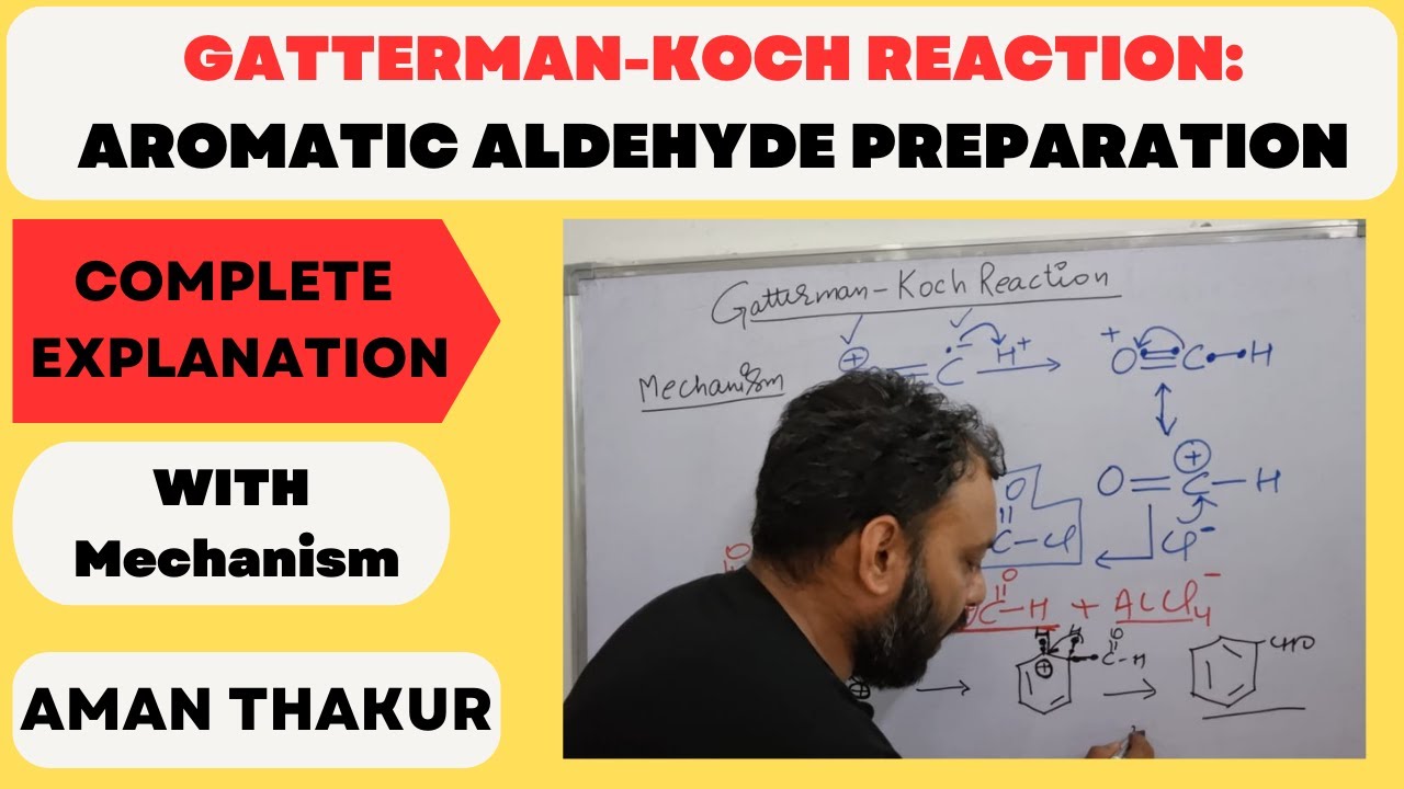 Gatterman-Koch Reaction: Aromatic Aldehyde preparation with mechanism I ...