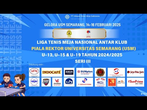 GANENDRA VS VISITAMA LIGA TENIS MEJA NASIONAL ANTAR CLUB U13,U15 & U19 PUTRA/PUTRI - YouTube
