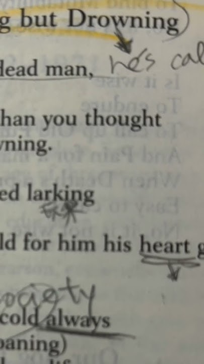 Stevie Smith - Not Waving but Drowning - YouTube