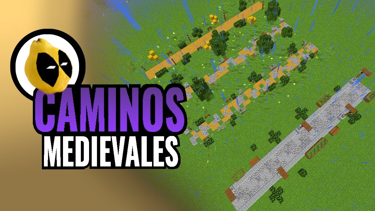 ️ Como hacer CAMINOS medievales MINECRAFT - YouTube