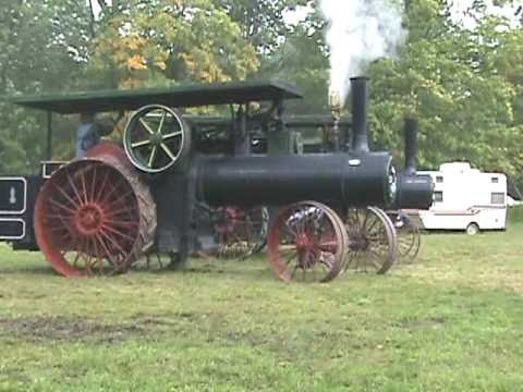 Case Steam Engine with Lunkenheimer 3 Chime Whistle - YouTube