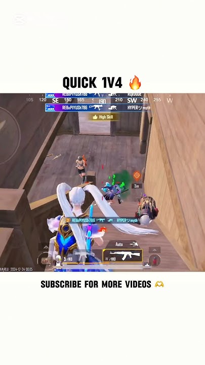 QUICK 1v4 🔥 #bgmi #pubgmobile #shortvideo #viralshorts - YouTube
