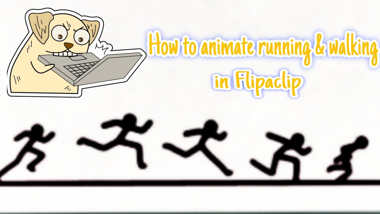 animate running and walking animation in flipaclip | Fedrim Animates ...