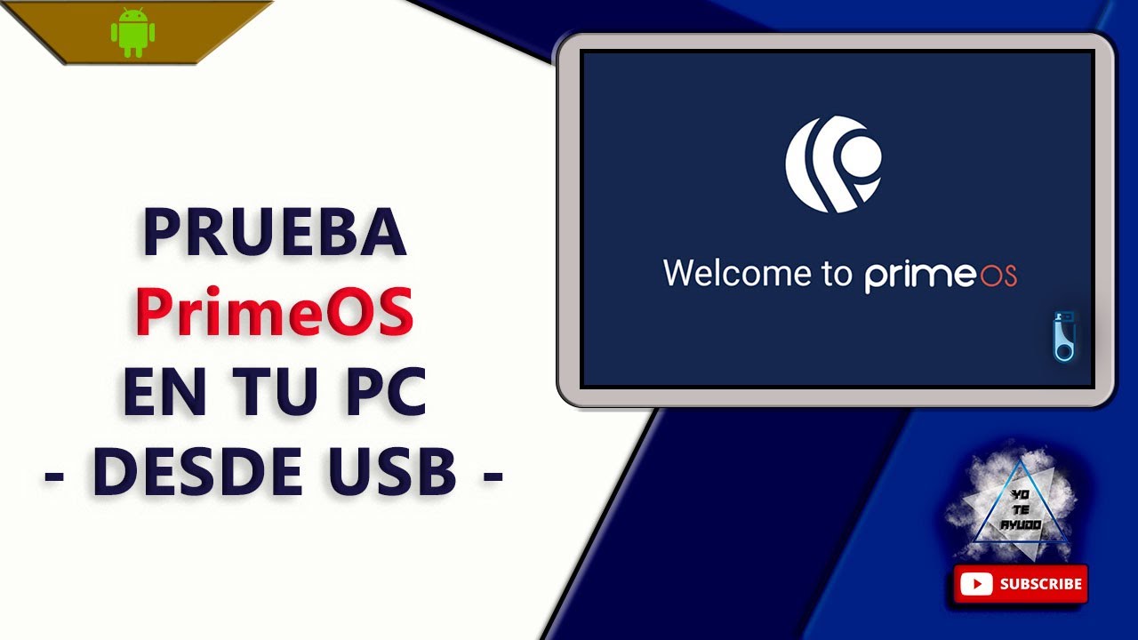 Prueba PrimeOS desde USB | Sistema Operativo basado en Android para PC - YouTube