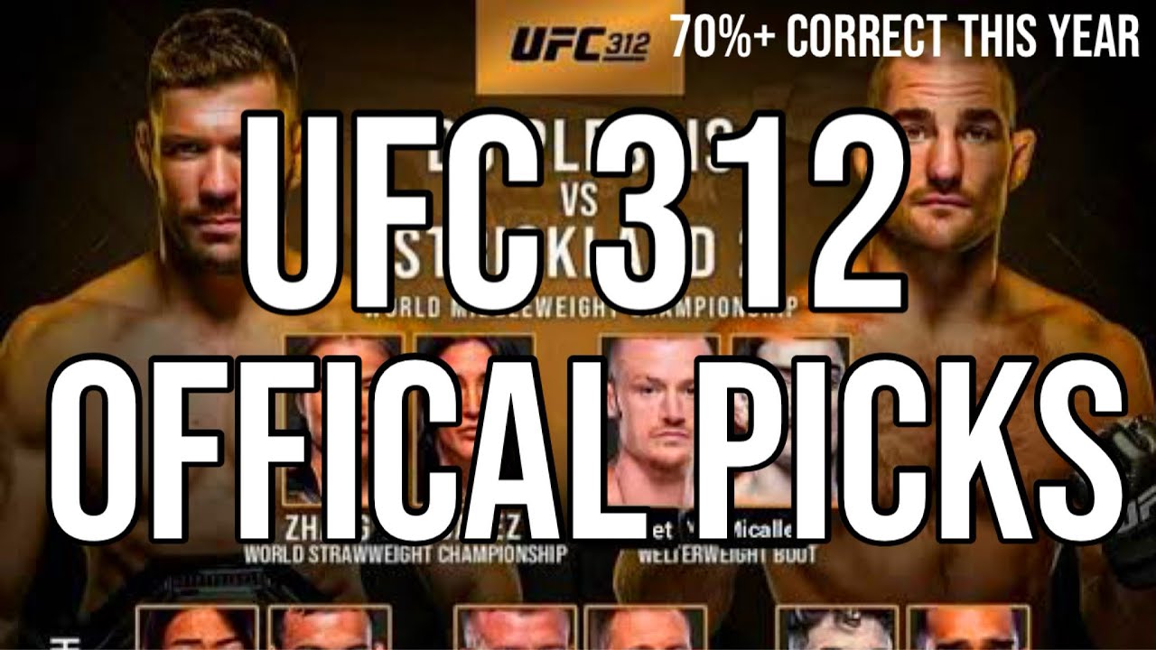 UFC 312 Fight Picks: Expert Predictions & Betting Analysis - YouTube
