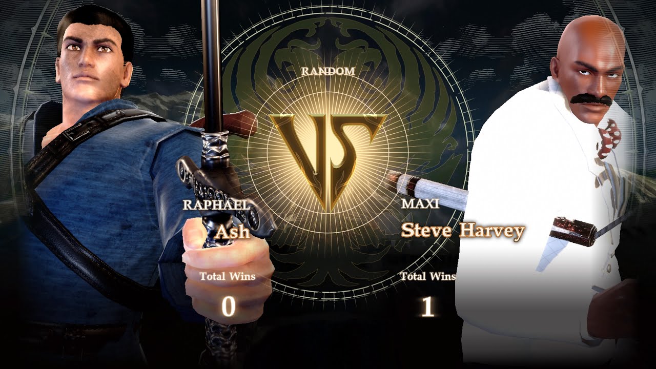 Soul Calibur 6 | Ash (Evil Dead) VS Steve Harvey (The Steve Harvey Show ...