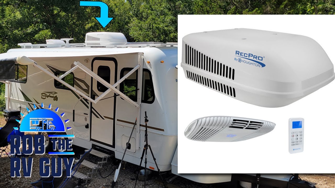 Installing Rec Pro Houghton -QUIET- RV Air Conditioner on our Bigfoot ...