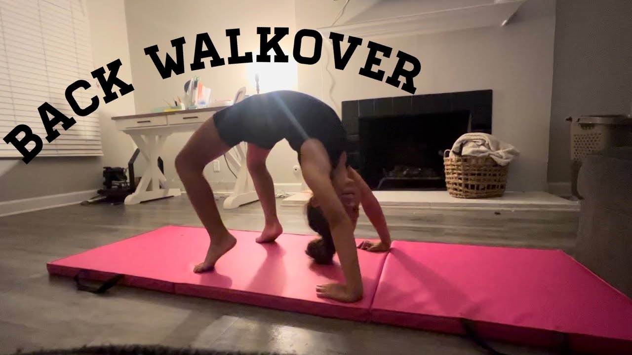 How to do a back walkover - YouTube