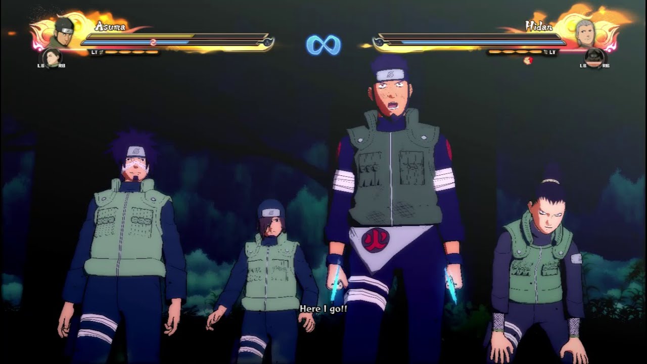 Asuma vs Hidan Naruto Shippuden Ultimate Ninja Storm 4 GAMEPLAY - YouTube