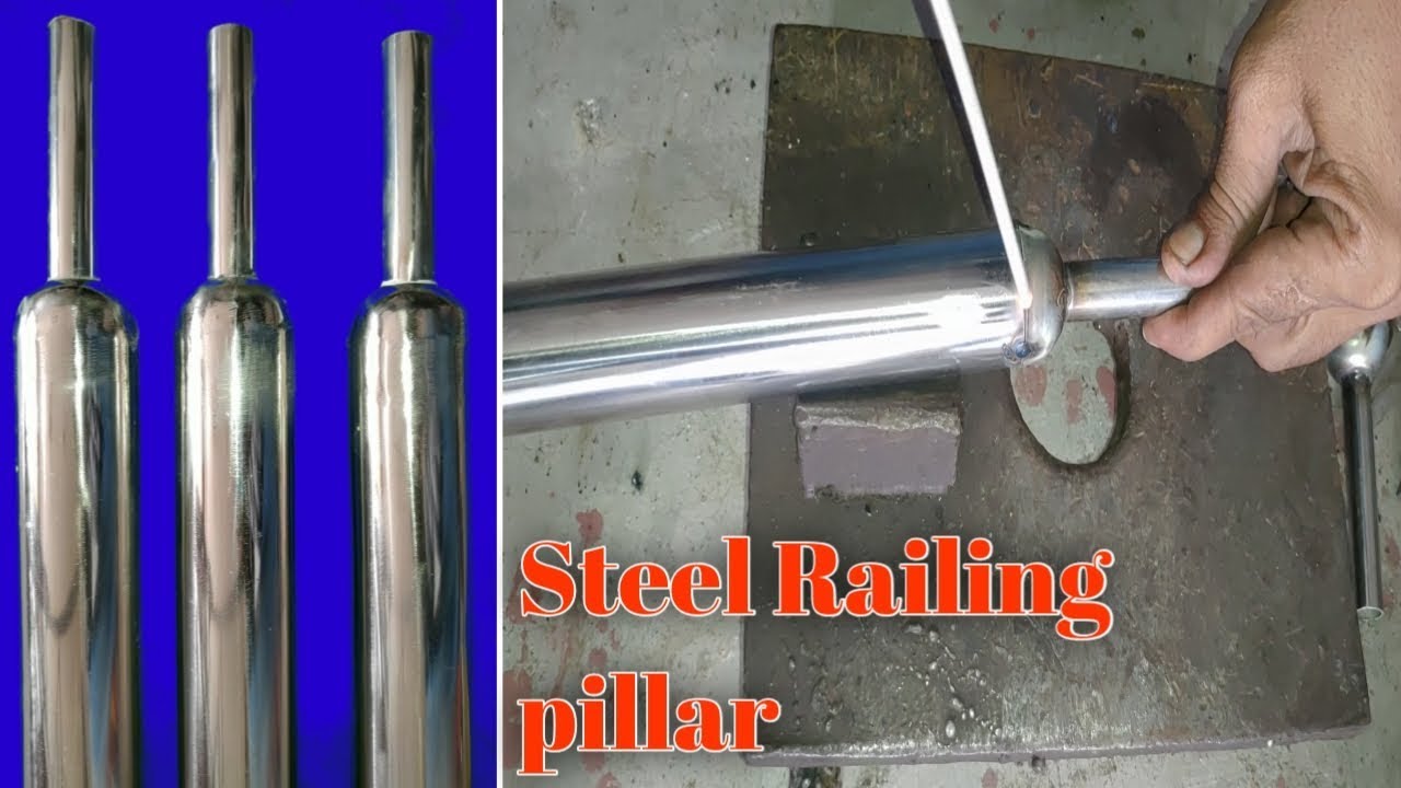 Stanless steel railing pillar ss hand railing for steps project ...