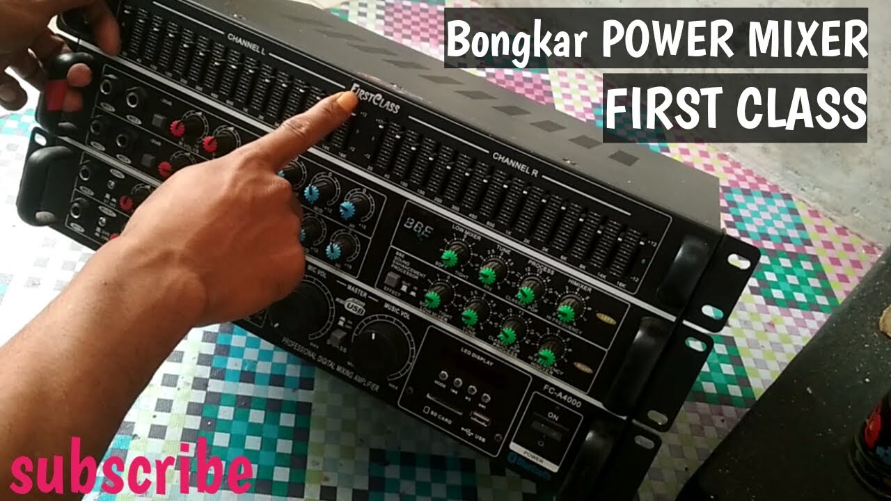 Service POWER MIXER FIRST CLASS - YouTube