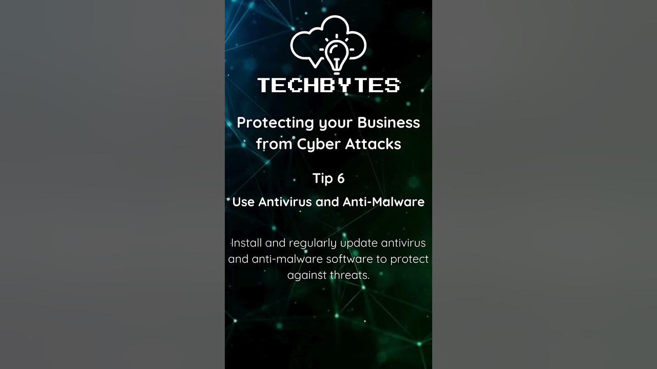 Cybersecurity Tip 6 Cybersecure Dataprotection Computer Datasecurity Technology Youtube